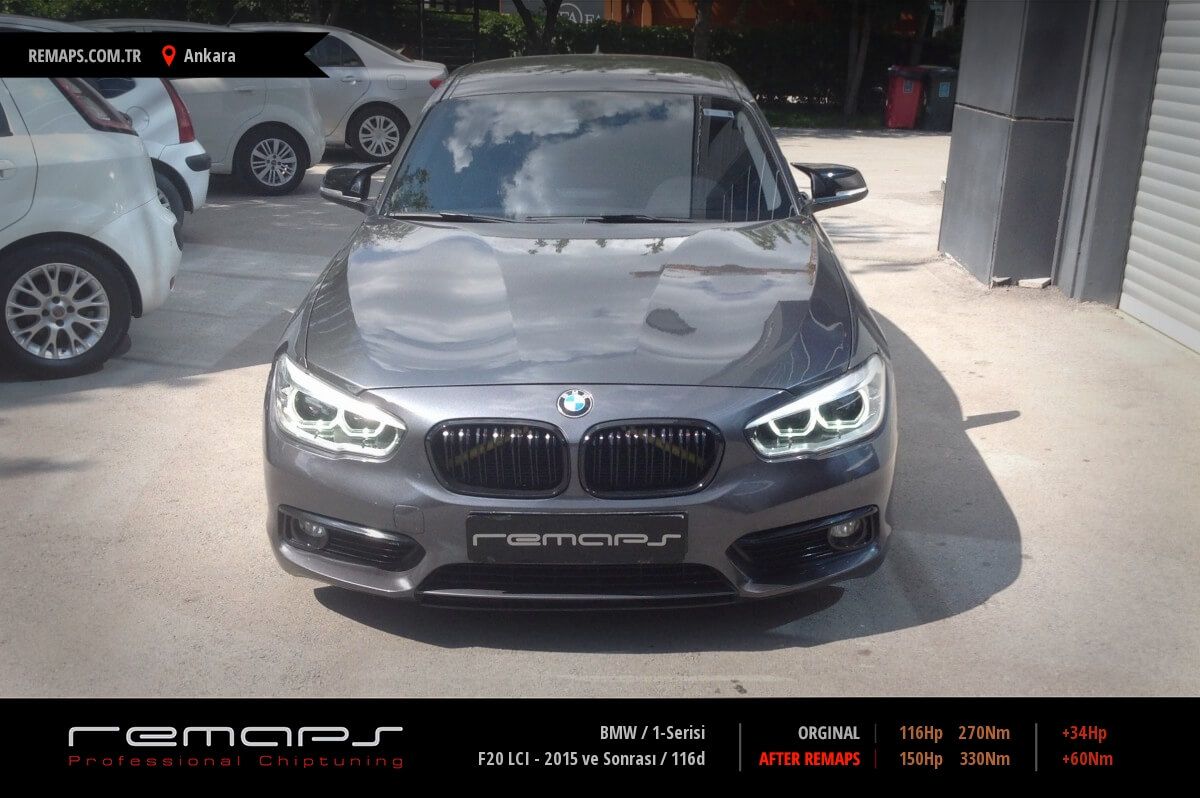 BMW 1-Serisi F20 LCI - 2015 ve Sonrası 116d Chip Tuning, Performans ...