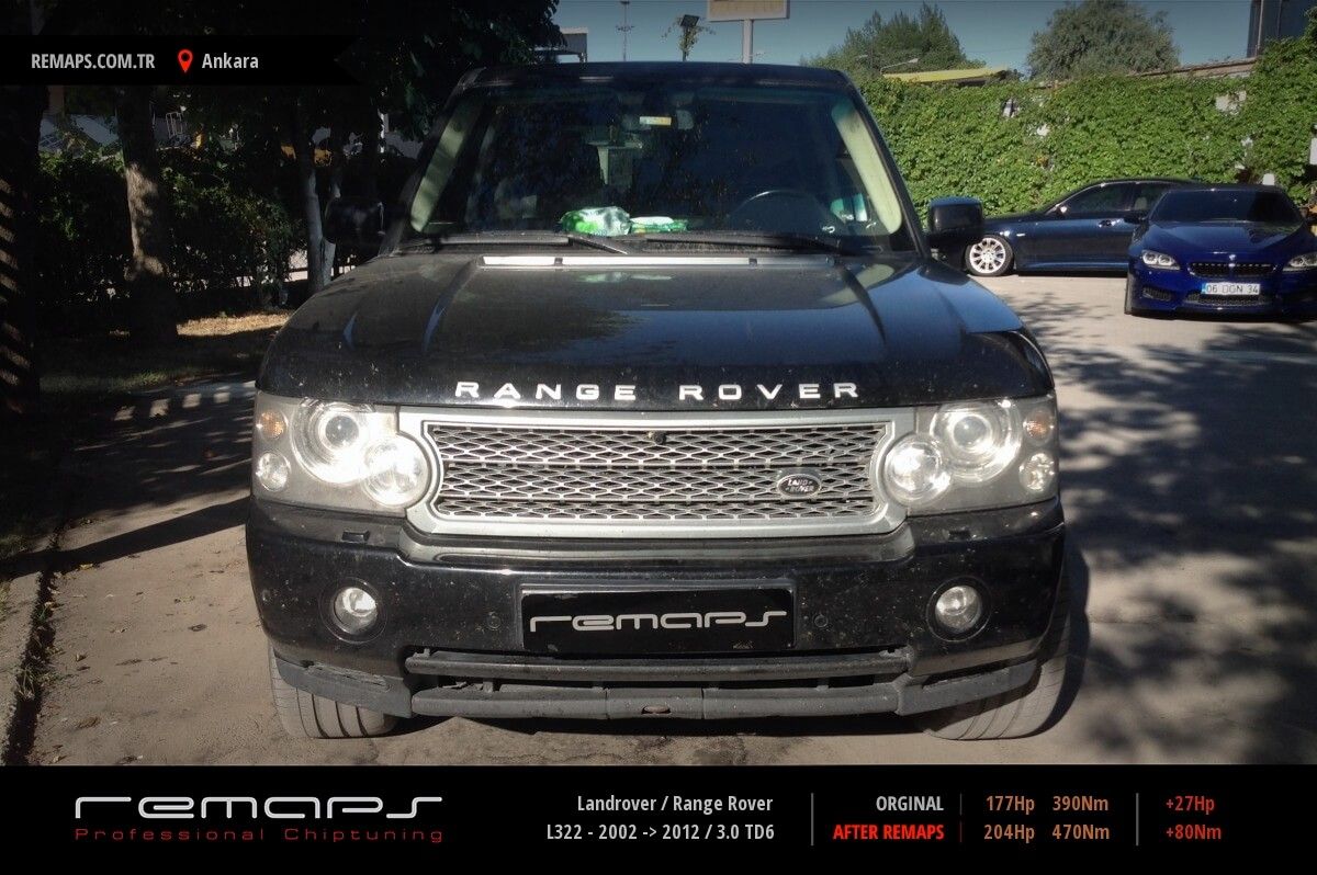 Landrover Range Rover L322 - 2002 -> 2012 3.0 TD6 Chip Tuning ...