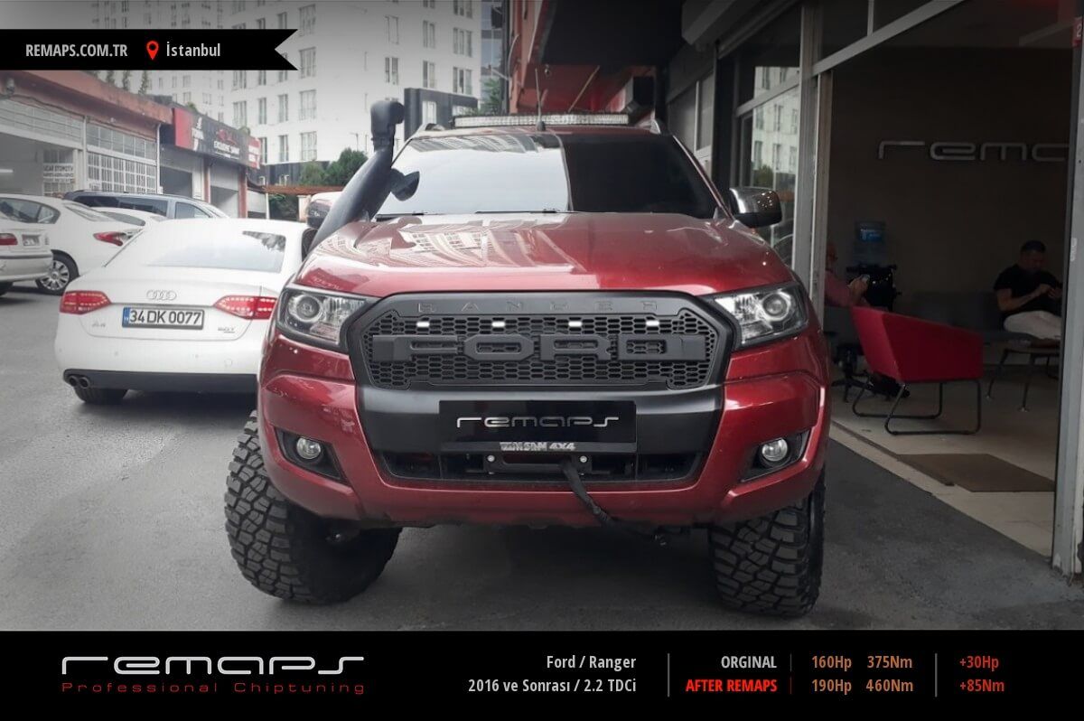 Ford Ranger 2016 ve Sonrası 2.2 TDCi Chip Tuning, Performans, Yakıt ...