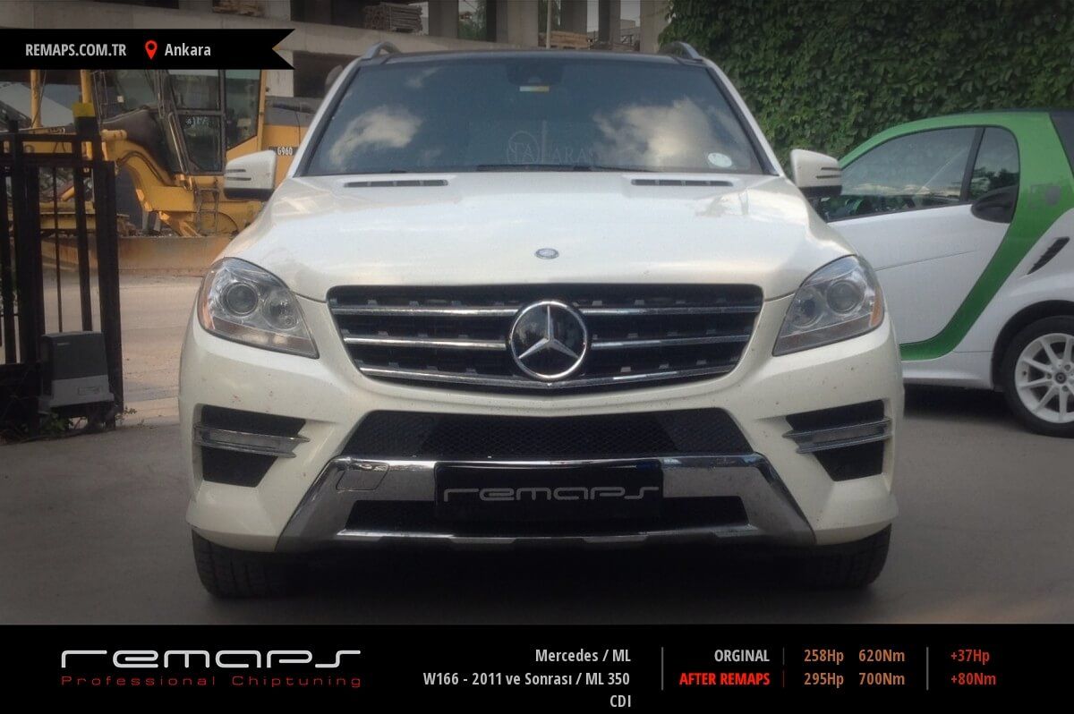 Mercedes ML W166 - 2011 ve Sonrası ML 350 CDI Chip Tuning, Performans ...