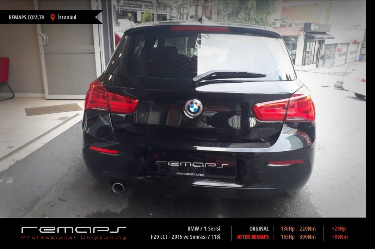 BMW 1-Serisi F20 LCI - 2015 ve Sonrası 118i Chip Tuning, Performans ...