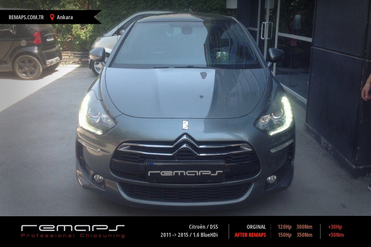 Citroën DS5 2011 -> 2015 1.6 BlueHDi Chip Tuning, Performans, Yakıt ...