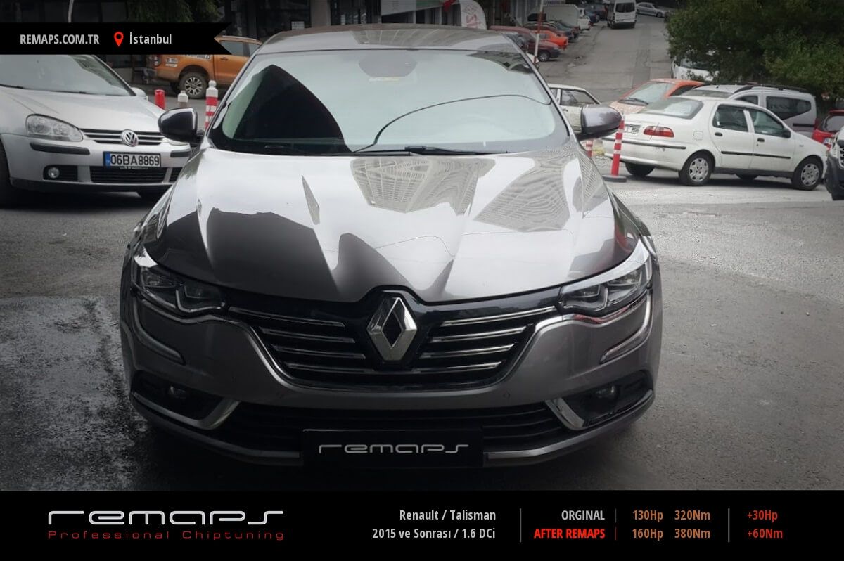 Renault Talisman 2015 ve Sonrası 1.6 DCi Chip Tuning, Performans, Yakıt ...