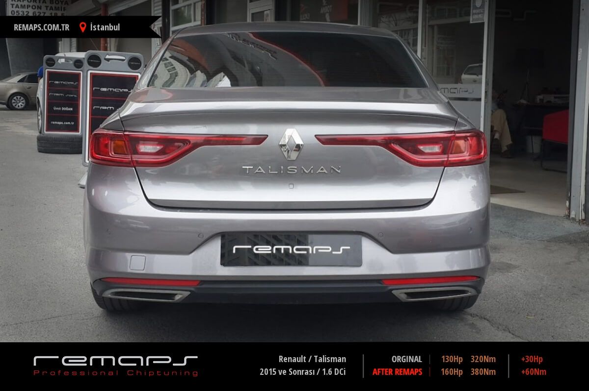 Renault Talisman 2015 ve Sonrası 1.6 DCi Chip Tuning, Performans, Yakıt ...