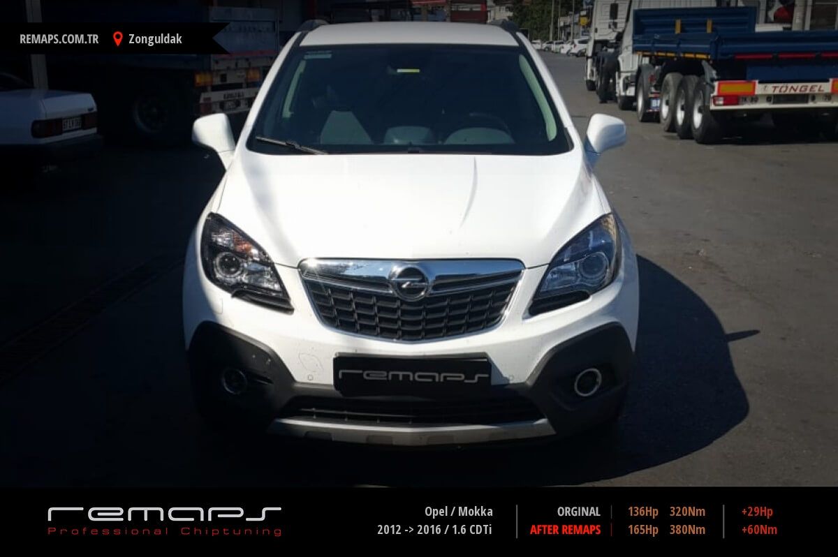 Opel Mokka 2012 -> 2016 1.6 CDTi Chip Tuning, Performans, Yakıt ...