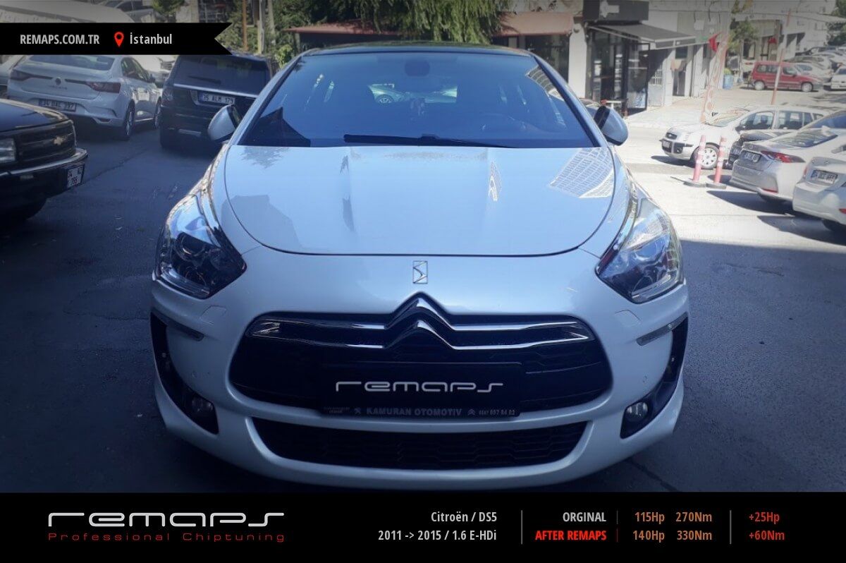 Citroën DS5 2011 -> 2015 1.6 E-HDi Chip Tuning, Performans, Yakıt ...
