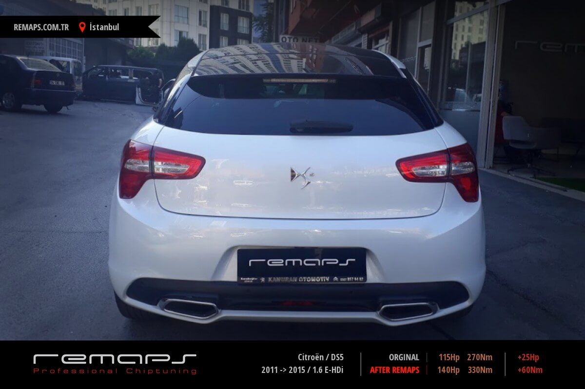 Citroën DS5 2011 -> 2015 1.6 E-HDi Chip Tuning, Performans, Yakıt ...