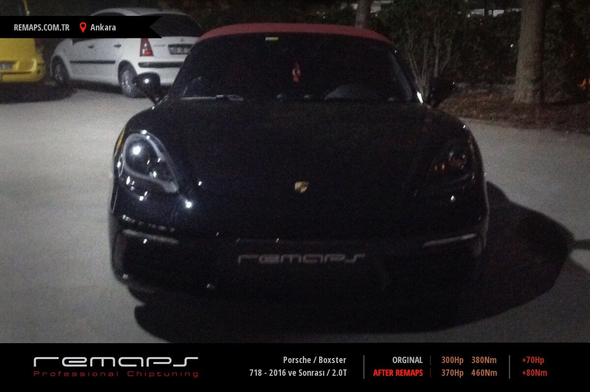 Porsche Boxster 718 - 2016 ve Sonrası 2.0T Chip Tuning, Performans ...