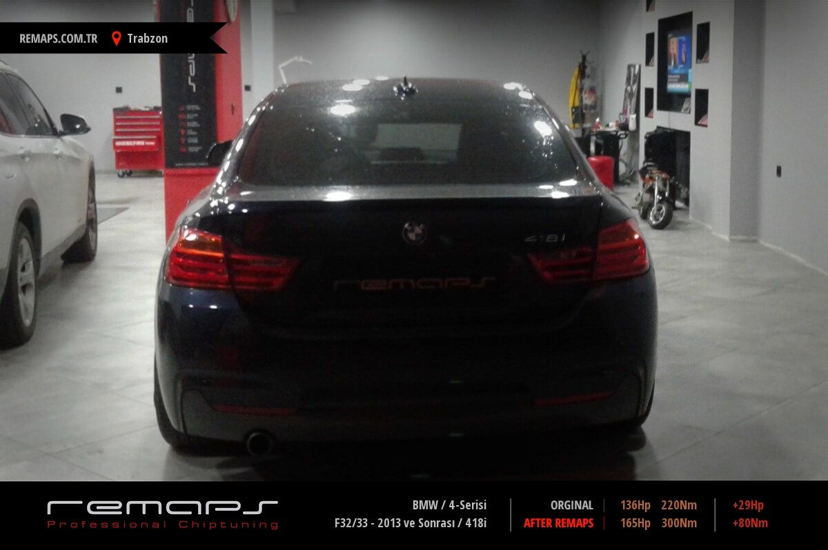 BMW 4-Serisi F32/33 - 2013 ve Sonrası 418i Chip Tuning, Performans ...