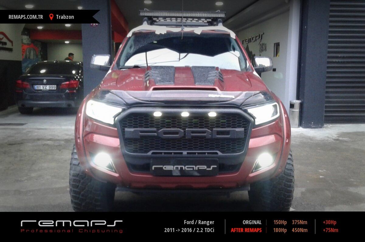 Ford Ranger 2011 -> 2016 2.2 TDCi Chip Tuning, Performans, Yakıt ...
