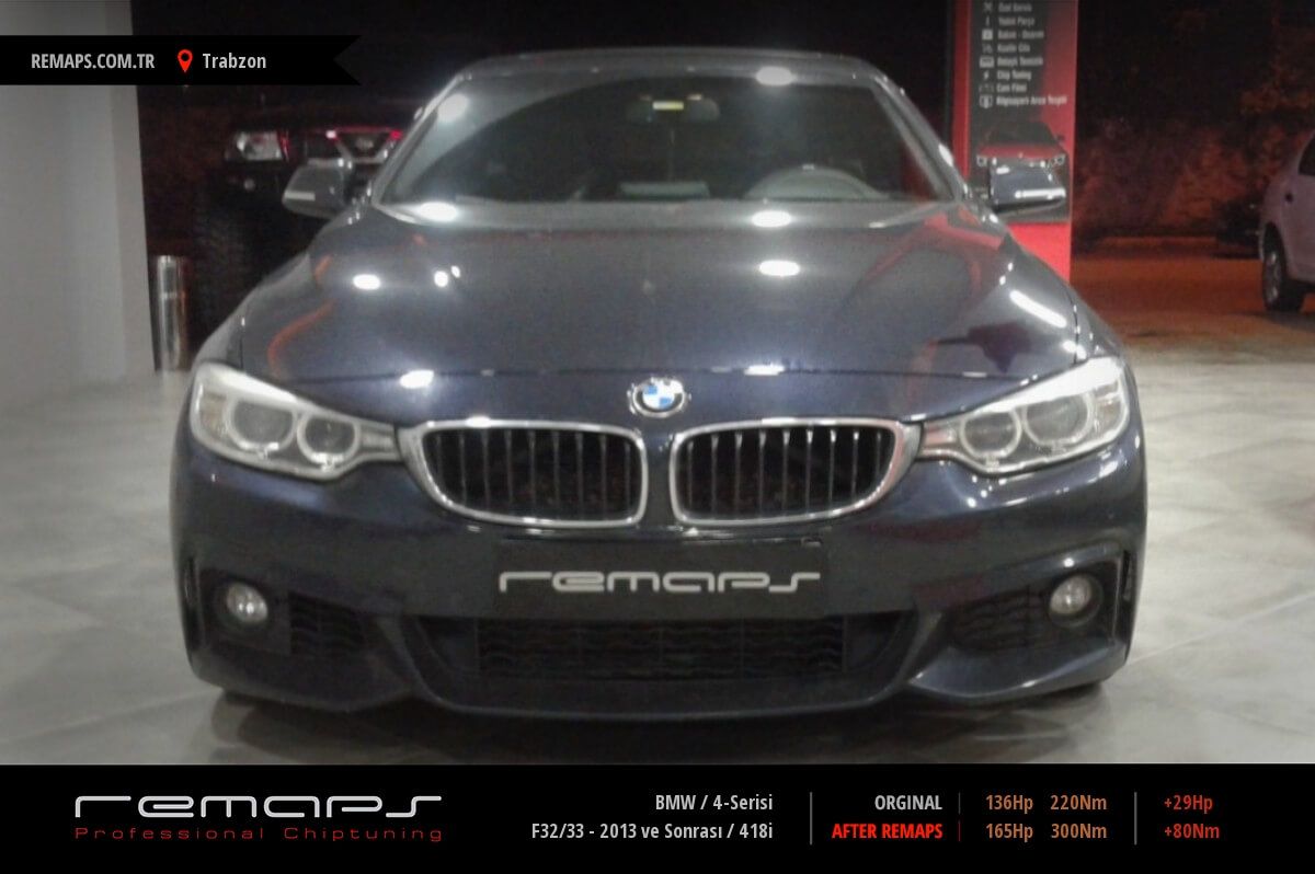 BMW 4-Serisi F32/33 - 2013 ve Sonrası 418i Chip Tuning, Performans ...