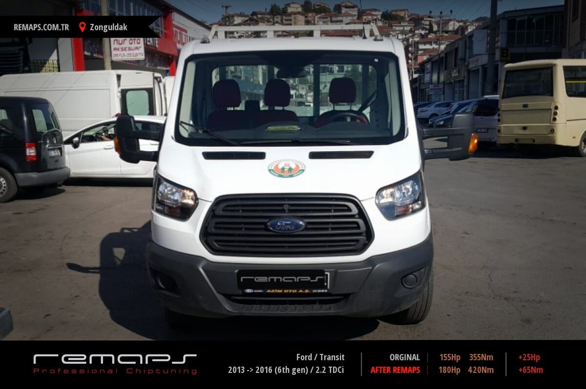 Ford Transit 2013 -> 2016 (6th gen) 2.2 TDCi Chip Tuning, Performans ...