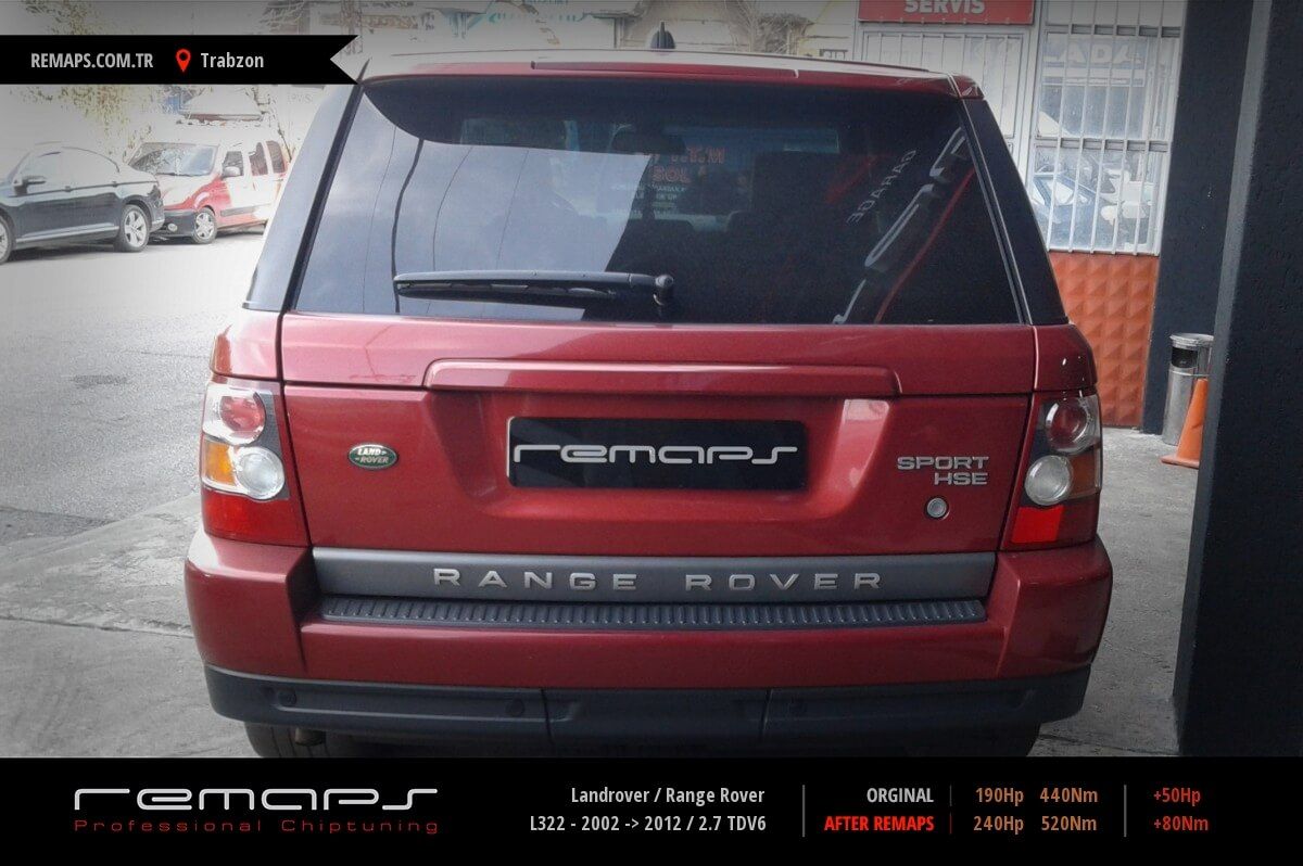 Landrover Range Rover L322 - 2002 -> 2012 2.7 TDV6 Chip Tuning ...