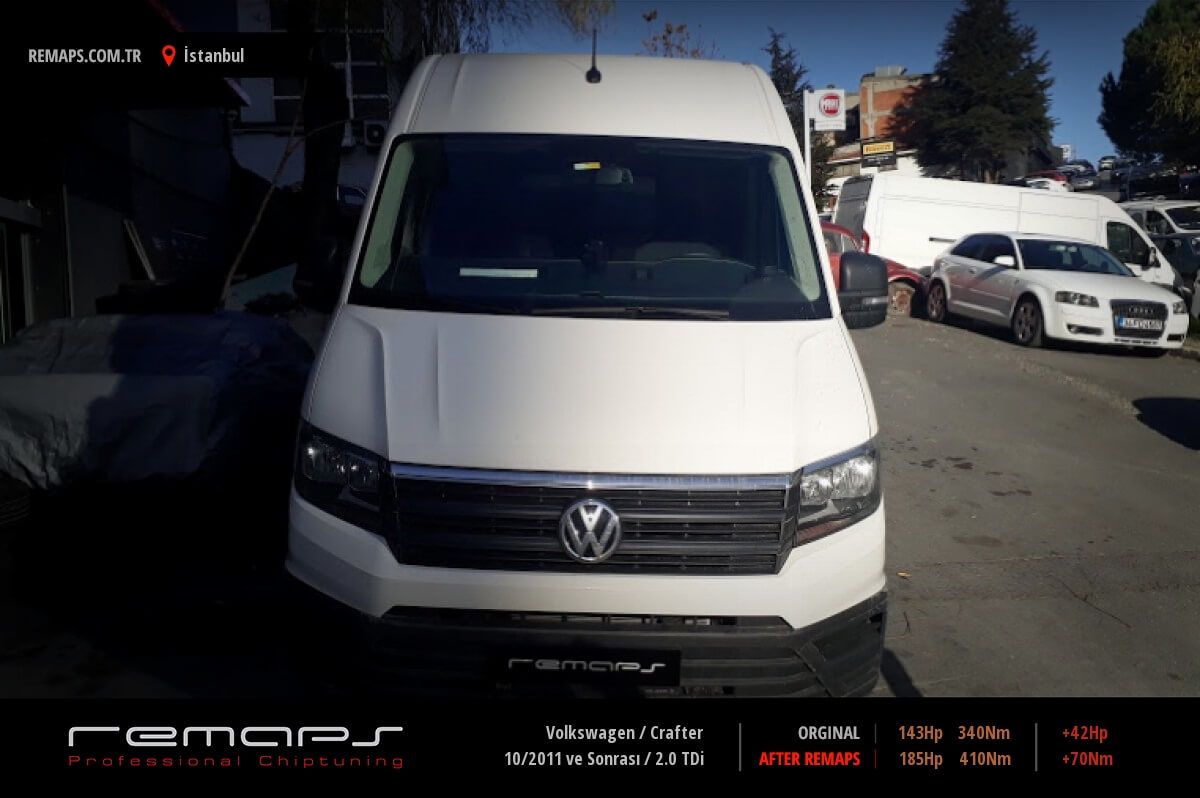 Volkswagen Crafter 10/2011 ve Sonrası 2.0 TDi Chip Tuning, Performans ...