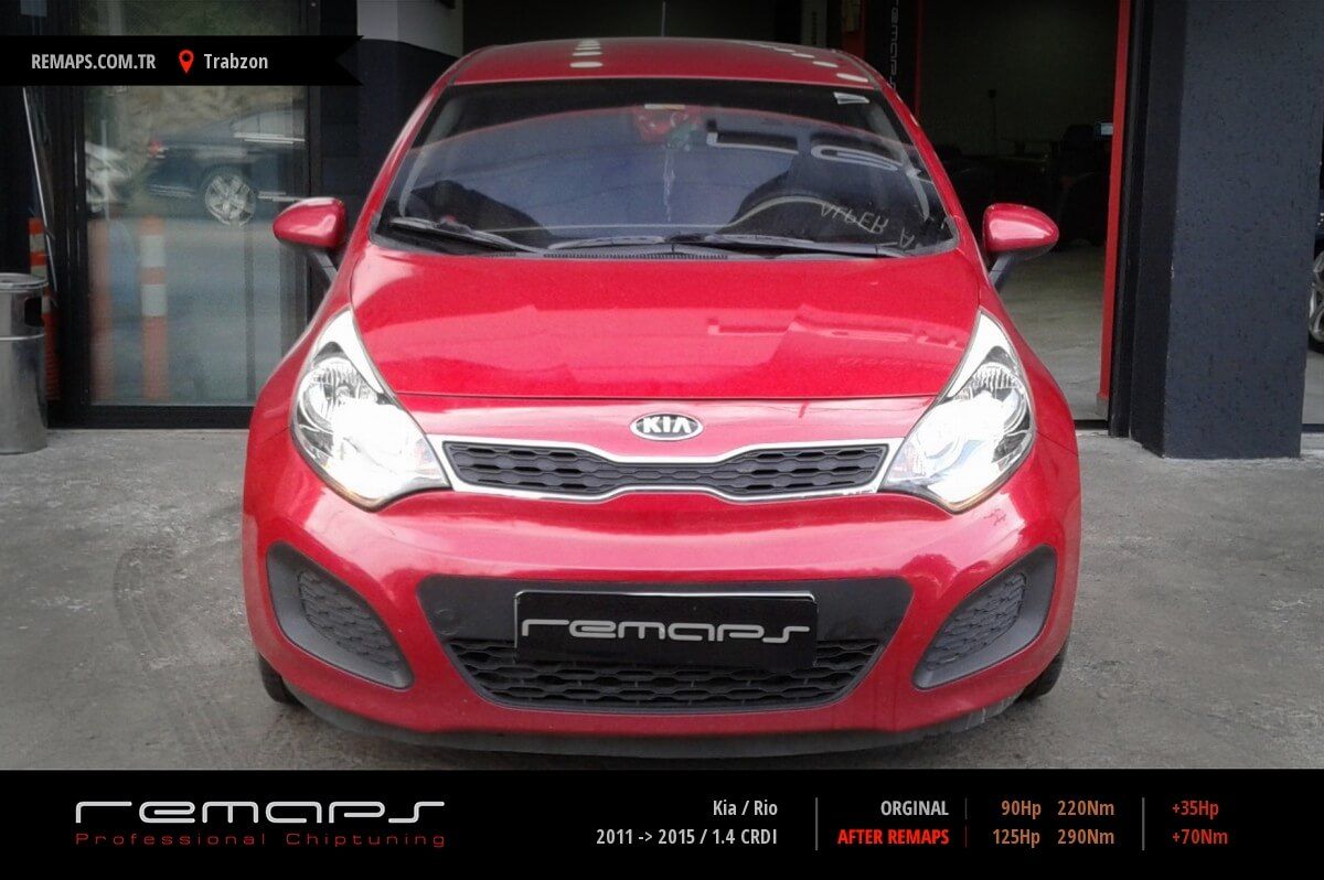 Kia Rio 2011 -> 2015 1.4 CRDI Chip Tuning, Performans, Yakıt Tasarrufu ...