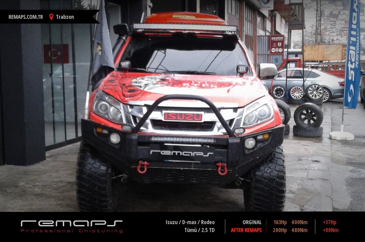 Isuzu D-max / Rodeo Tümü 2.5 TD Chip Tuning, Performans, Yakıt ...