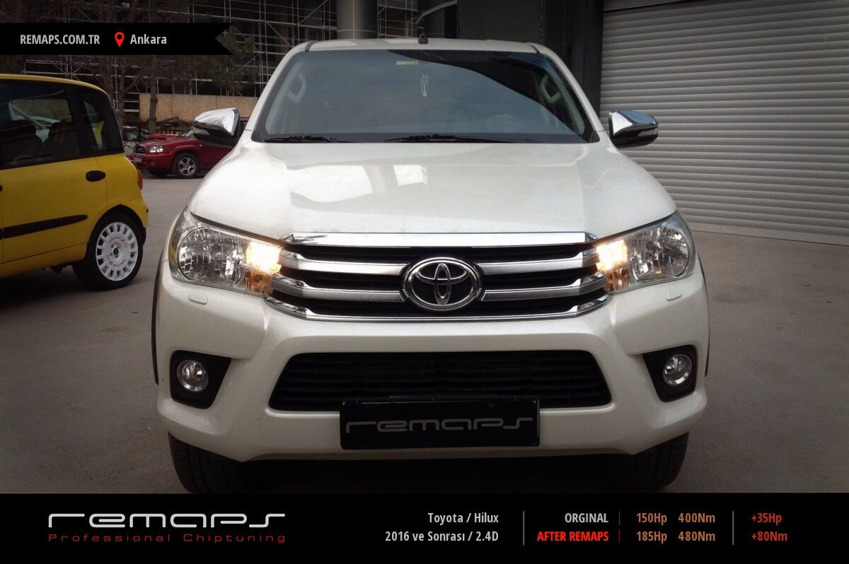 Toyota Hilux 2016 ve Sonrası 2.4D Chip Tuning, Performans, Yakıt ...