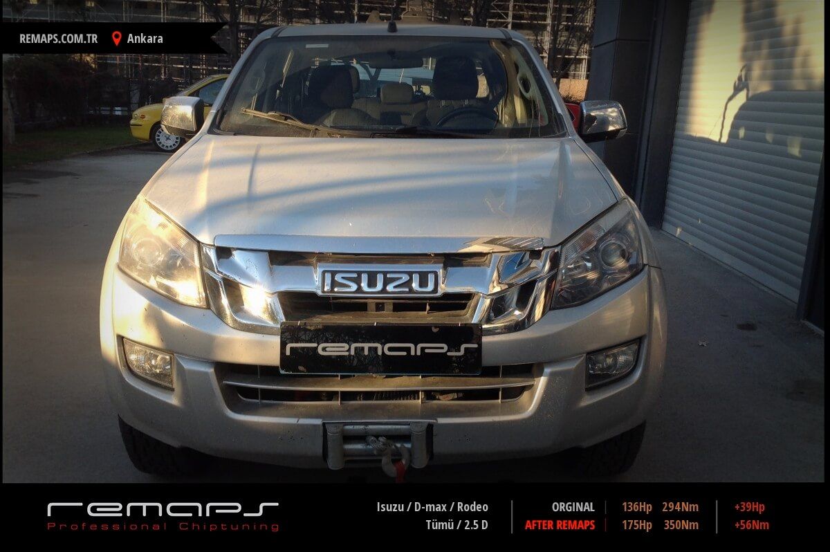 Isuzu D-max / Rodeo Tümü 2.5 D Chip Tuning, Performans, Yakıt Tasarrufu ...