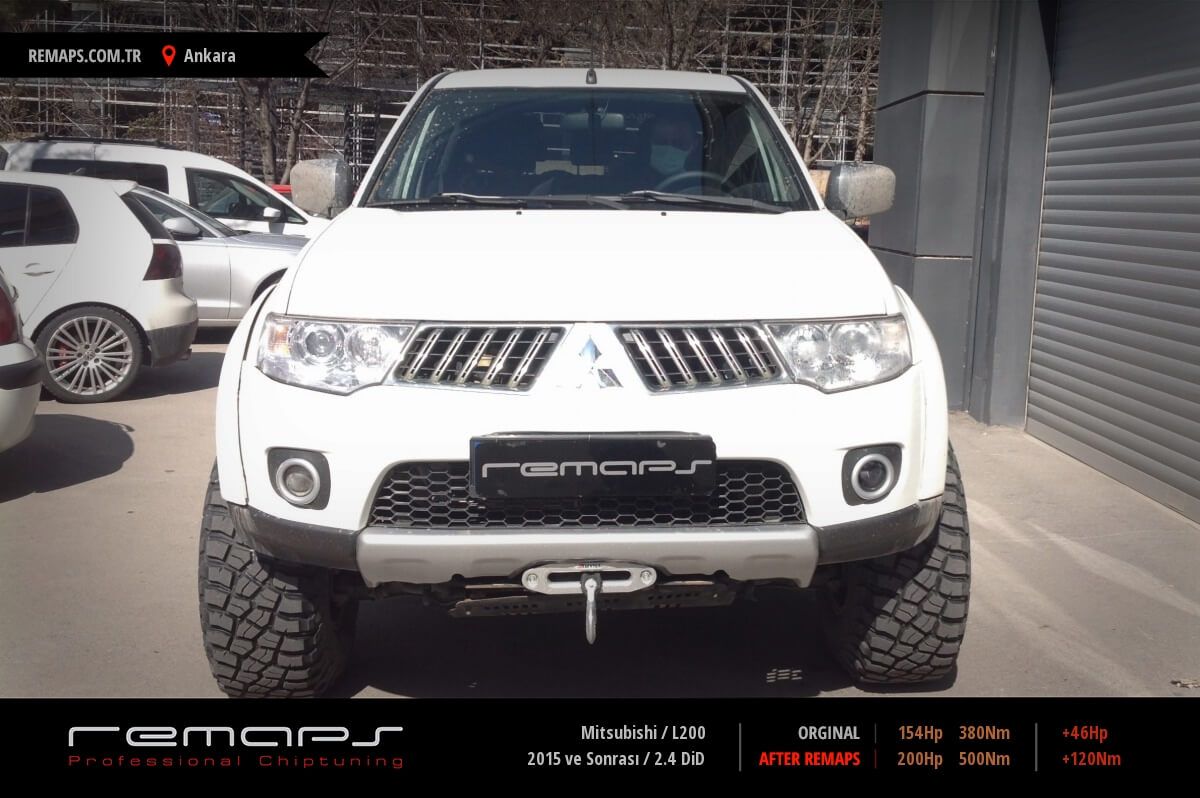Mitsubishi L200 2015 ve Sonrası 2.4 DiD Chip Tuning, Performans, Yakıt ...