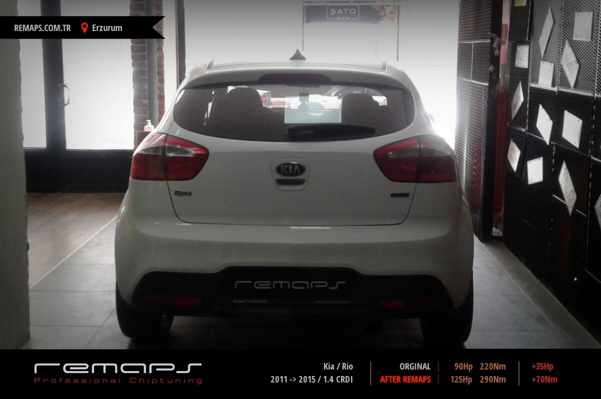 Kia Rio 2011 -> 2015 1.4 CRDI Chip Tuning, Performans, Yakıt Tasarrufu ...