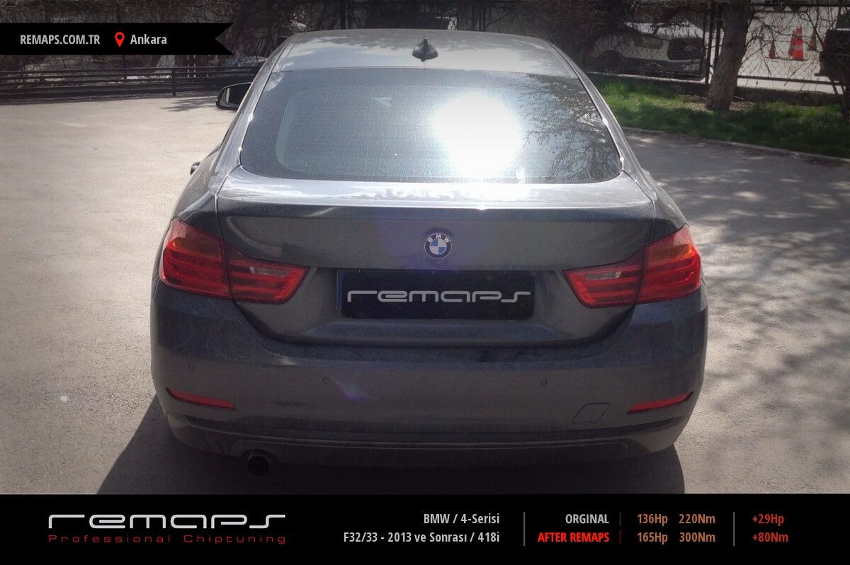 BMW 4-Serisi F32/33 - 2013 ve Sonrası 418i Chip Tuning, Performans ...