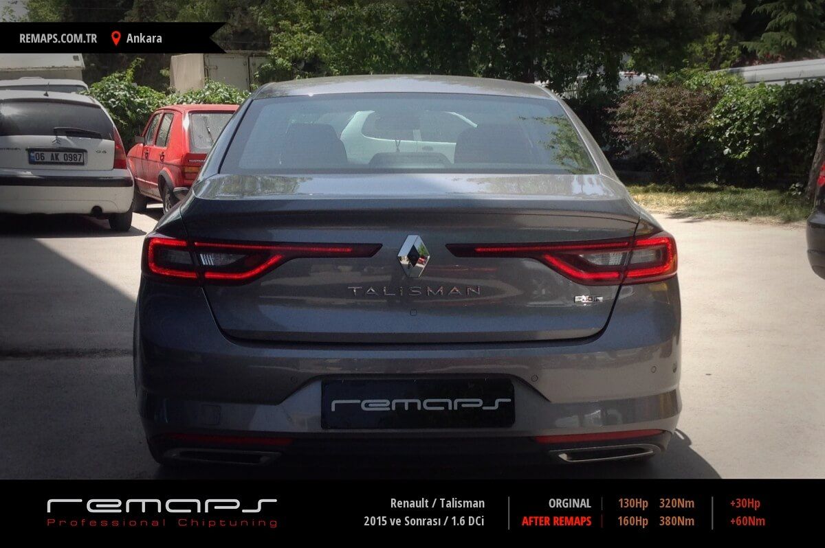 Renault Talisman 2015 ve Sonrası 1.6 DCi Chip Tuning, Performans, Yakıt ...