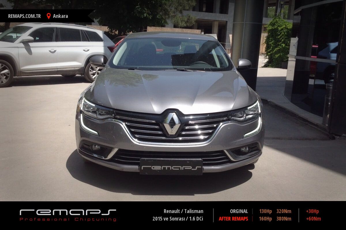 Renault Talisman 2015 ve Sonrası 1.6 DCi Chip Tuning, Performans, Yakıt ...