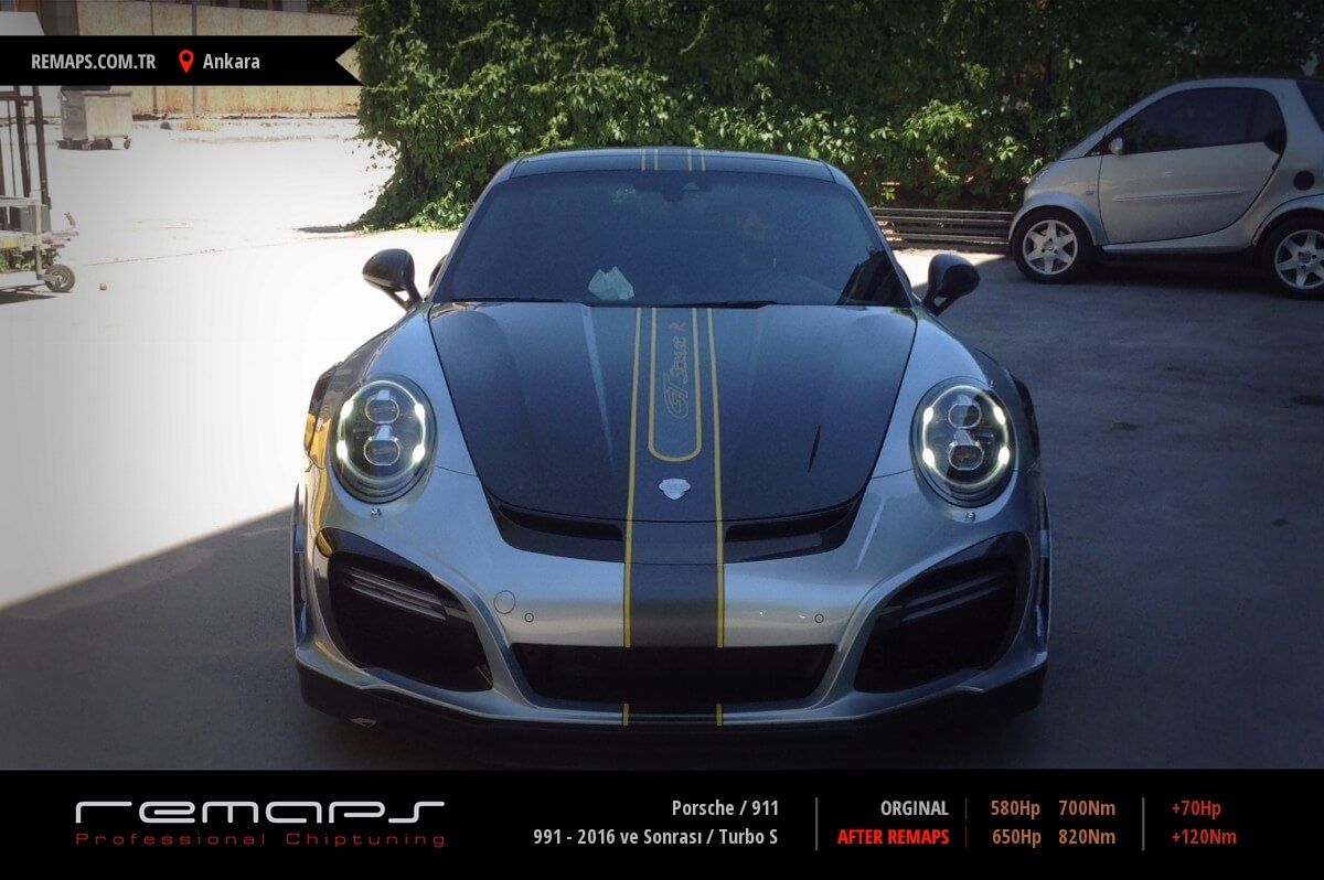 Porsche 911 991 - 2016 ve Sonrası Turbo S Chip Tuning, Performans ...