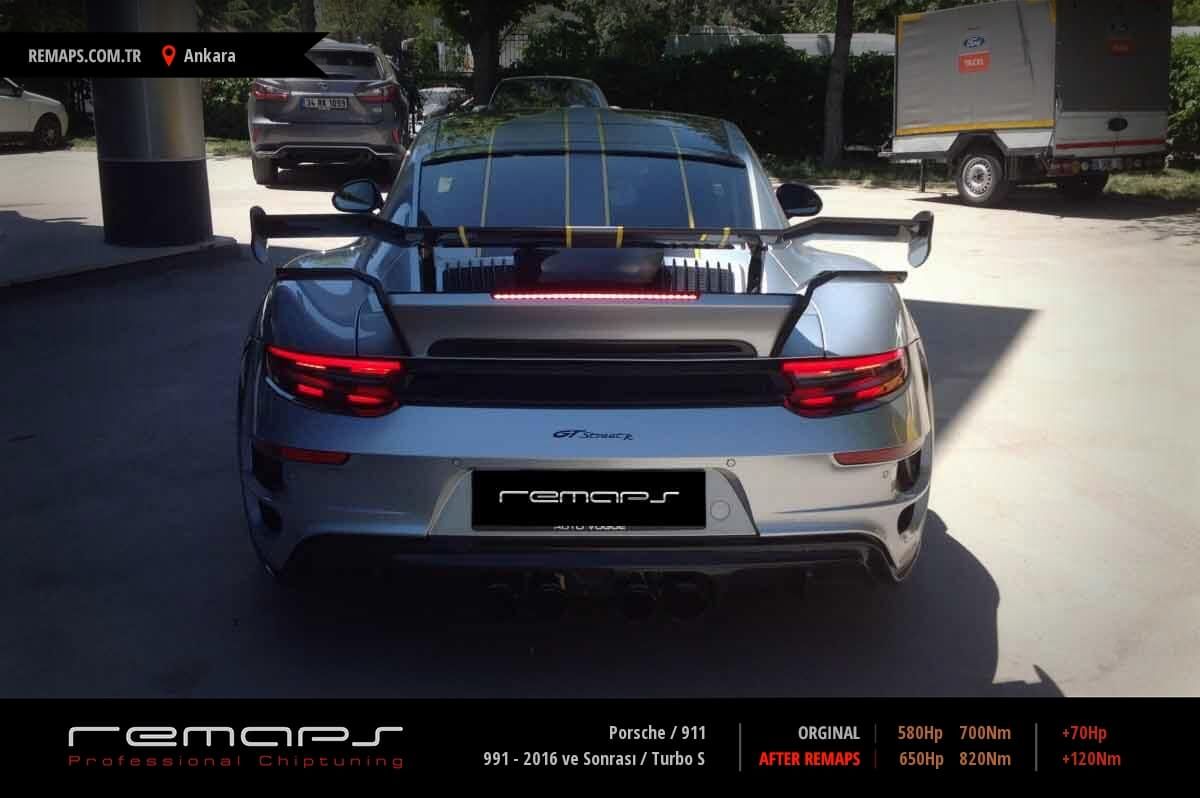 Porsche 911 991 - 2016 ve Sonrası Turbo S Chip Tuning, Performans ...