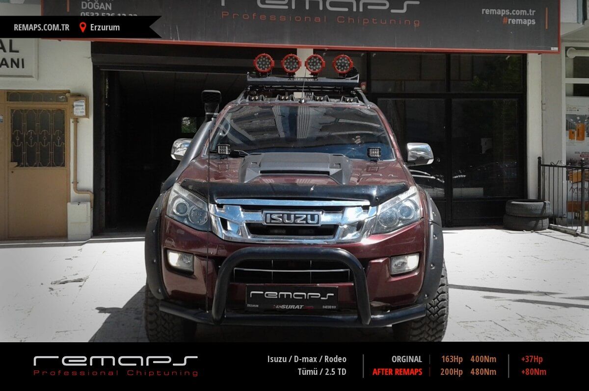 Isuzu D-max / Rodeo Tümü 2.5 TD Chip Tuning, Performans, Yakıt ...