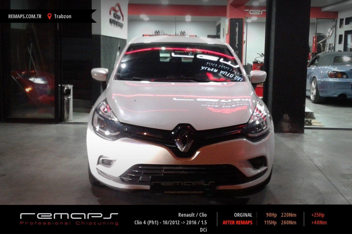 Renault Clio Clio 4 (Ph1) - 10/2012 -> 2016 1.5 DCi Chip Tuning ...