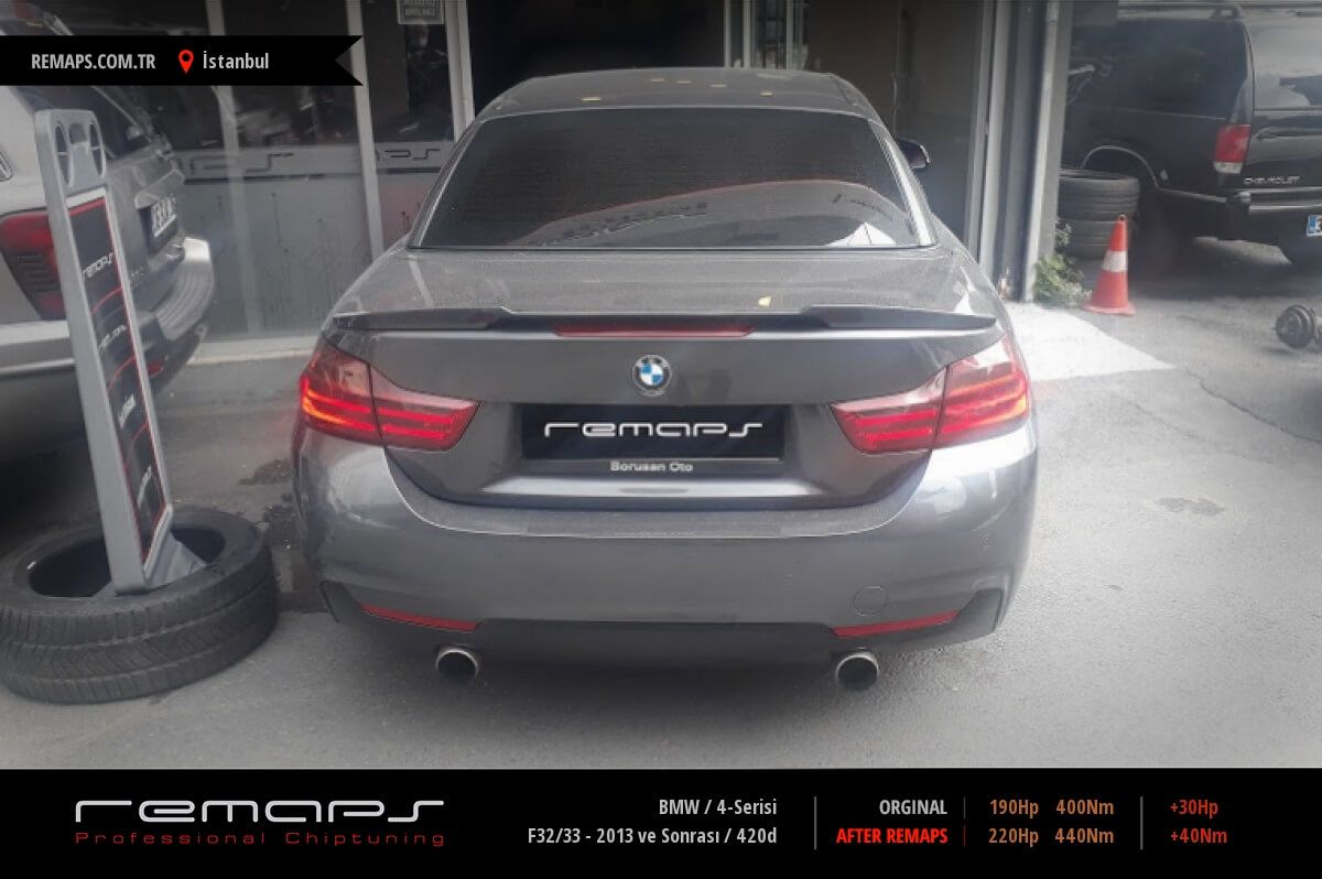 BMW 4-Serisi F32/33 - 2013 ve Sonrası 420d Chip Tuning, Performans ...