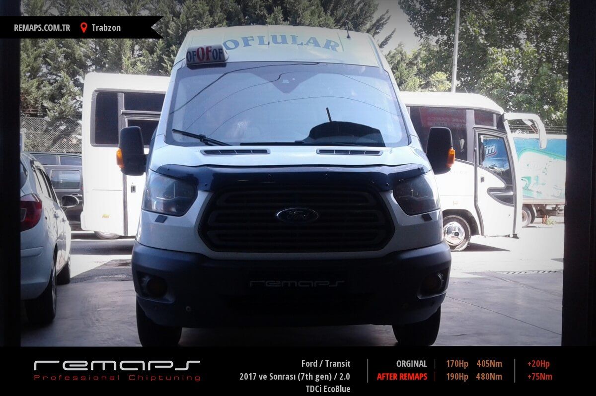 Ford Transit 2017 ve Sonrası (7th gen) 2.0 TDCi EcoBlue Chip Tuning ...