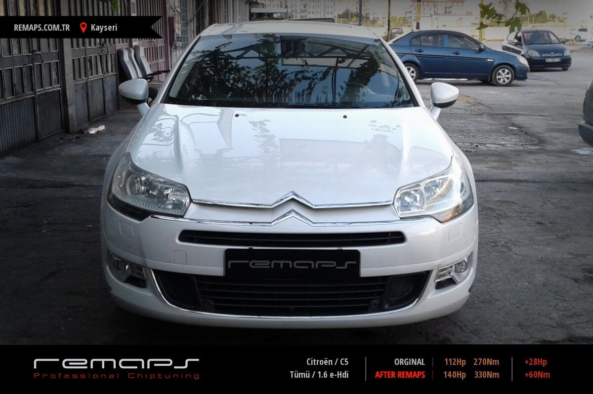 Citroën C5 Tümü 1.6 e-Hdi Chip Tuning, Performans, Yakıt Tasarrufu ...