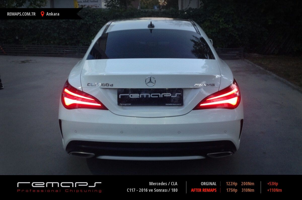 Mercedes CLA C117 - 2016 ve Sonrası 180 Chip Tuning, Performans, Yakıt ...