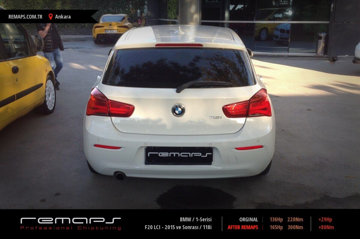 BMW 1-Serisi F20 LCI - 2015 ve Sonrası 118i Chip Tuning, Performans ...