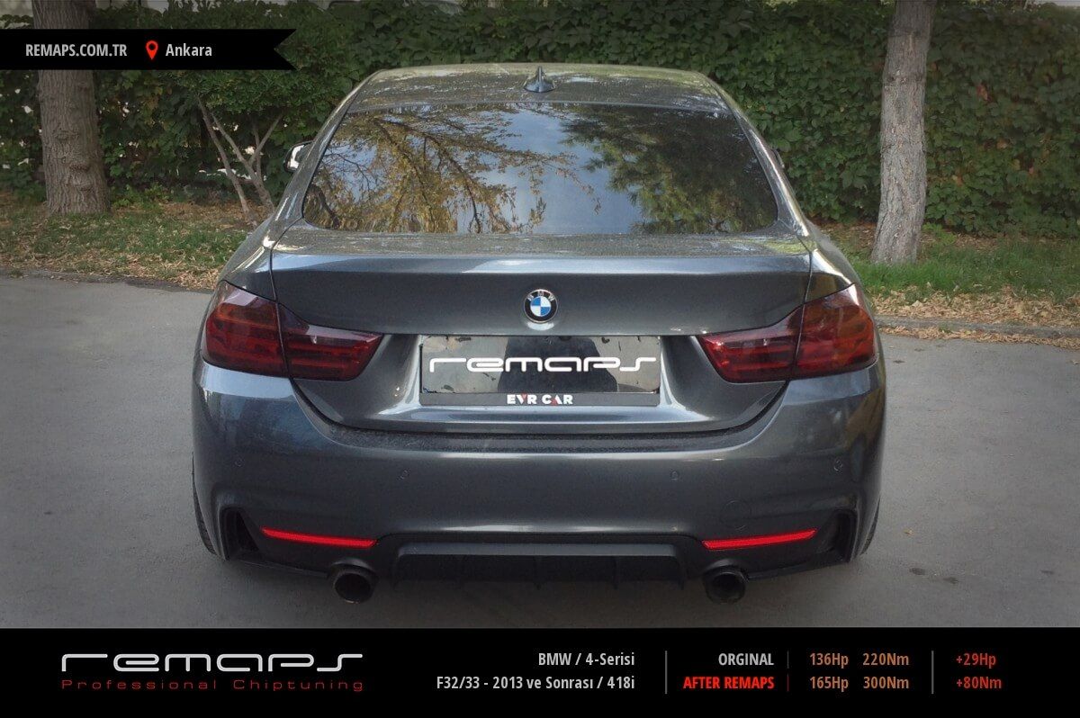 BMW 4-Serisi F32/33 - 2013 ve Sonrası 418i Chip Tuning, Performans ...