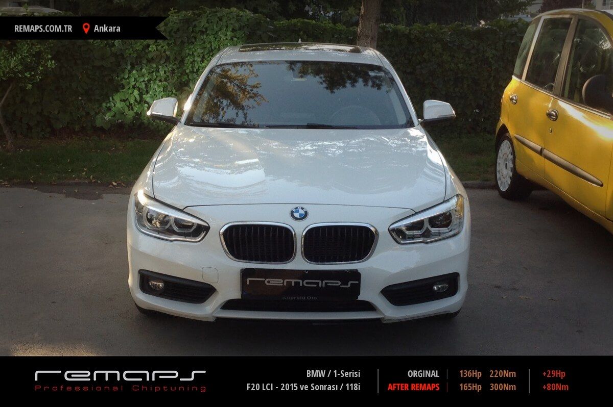 BMW 1-Serisi F20 LCI - 2015 ve Sonrası 118i Chip Tuning, Performans ...