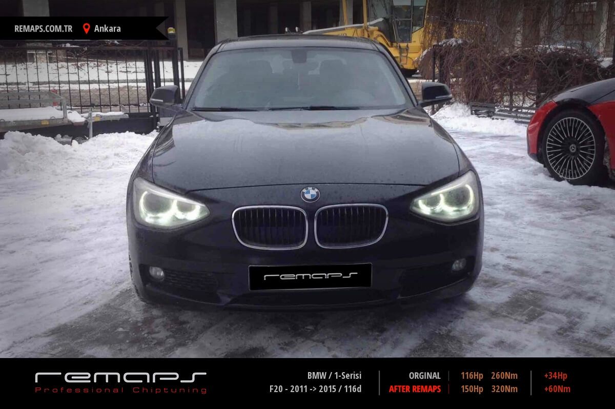 BMW 1-Serisi F20 - 2011 -> 2015 116d Chip Tuning, Performans, Yakıt ...