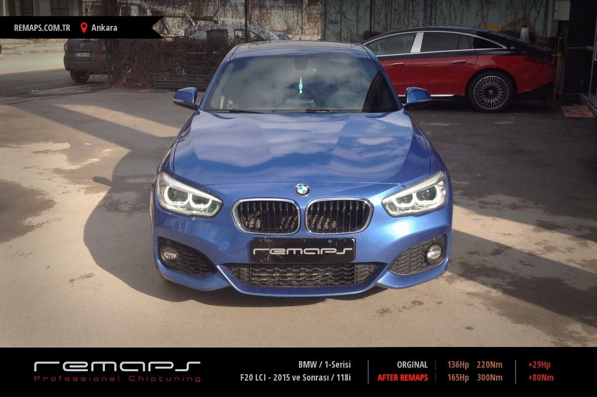 BMW 1-Serisi F20 LCI - 2015 ve Sonrası 118i Chip Tuning, Performans ...
