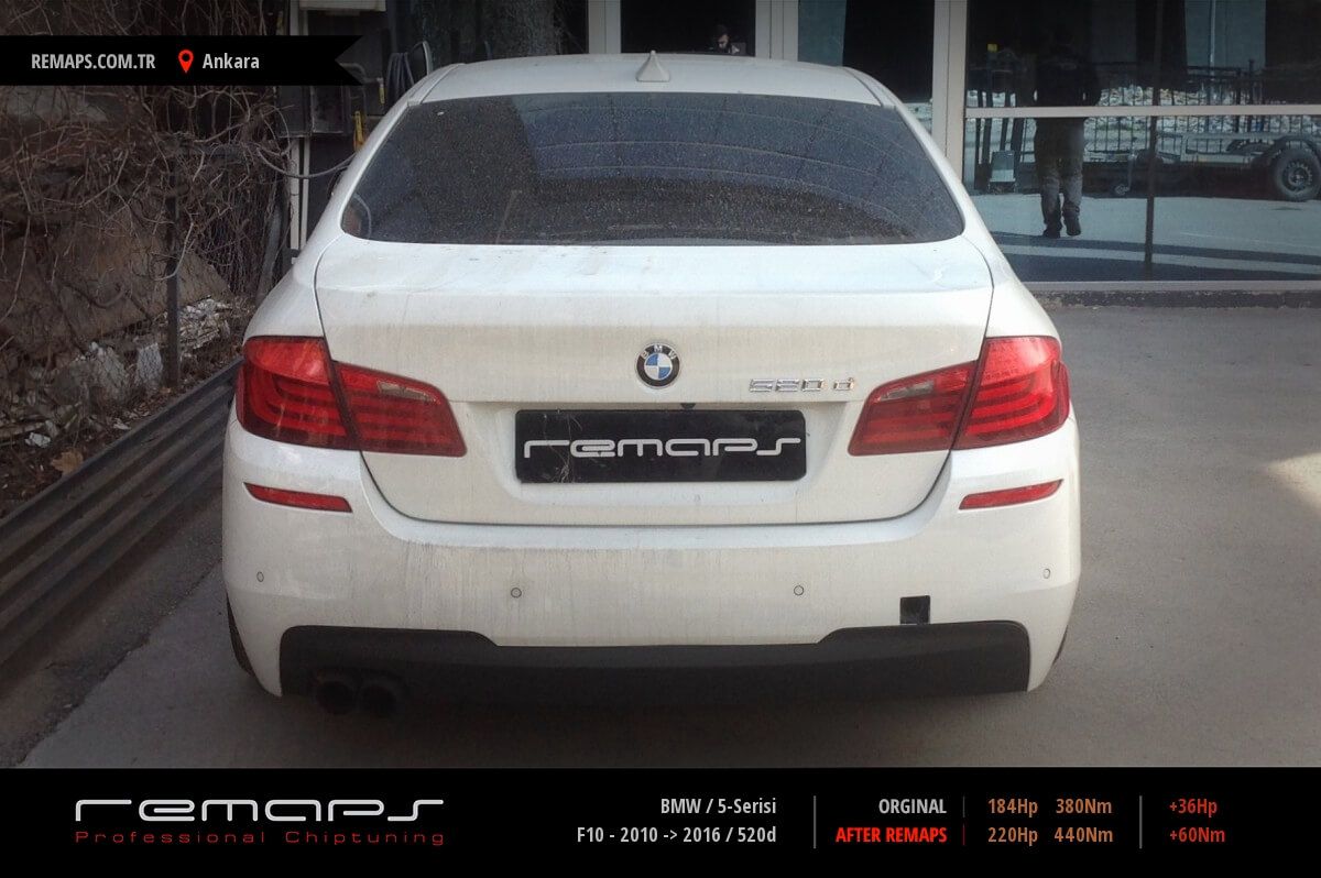 BMW 5-Serisi F10 - 2010 -> 2016 520d Chip Tuning, Performans, Yakıt ...