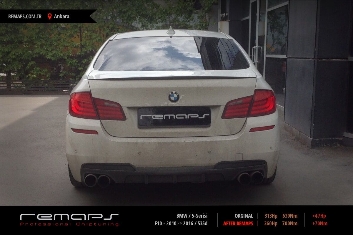 BMW 5-Serisi F10 - 2010 -> 2016 535d Chip Tuning, Performans, Yakıt ...
