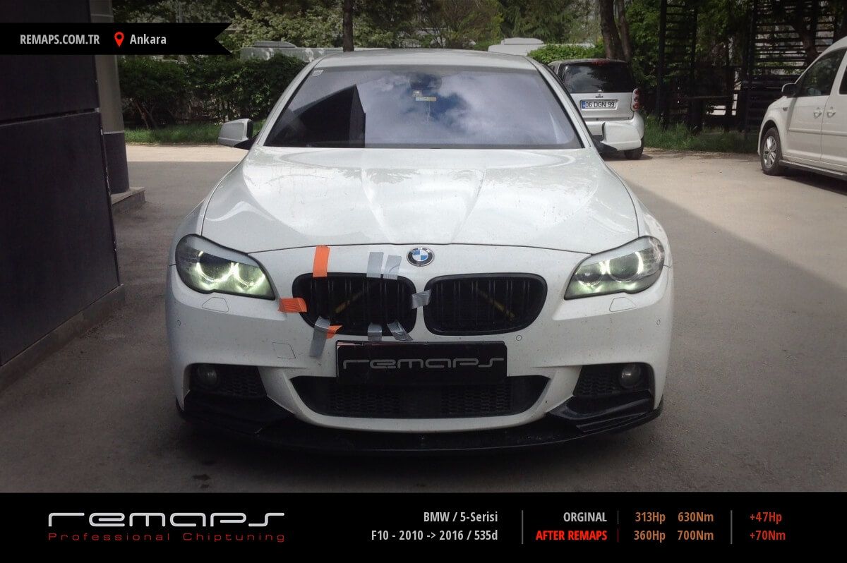 BMW 5-Serisi F10 - 2010 -> 2016 535d Chip Tuning, Performans, Yakıt ...