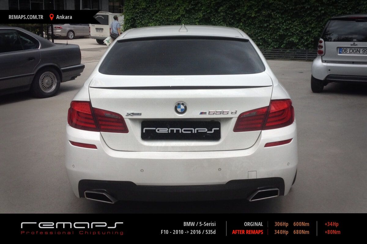 BMW 5-Serisi F10 - 2010 -> 2016 535d Chip Tuning, Performans, Yakıt ...