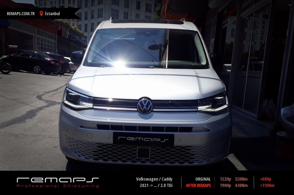 Volkswagen Caddy 2021 -> ... 2.0 TDi Chip Tuning, Performans, Yakıt ...