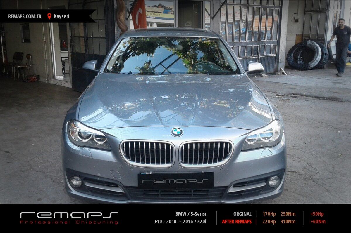 BMW 5-Serisi F10 - 2010 -> 2016 520i Chip Tuning, Performans, Yakıt ...