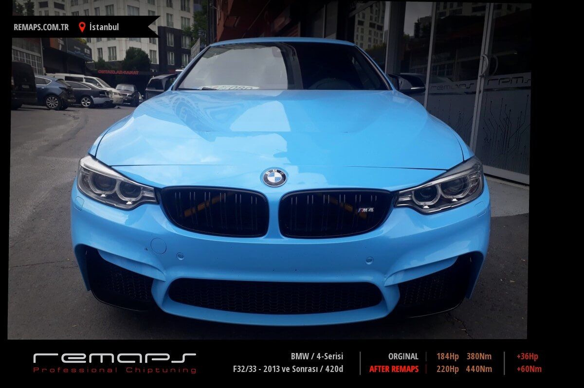 BMW 4-Serisi F32/33 - 2013 ve Sonrası 420d Chip Tuning, Performans ...