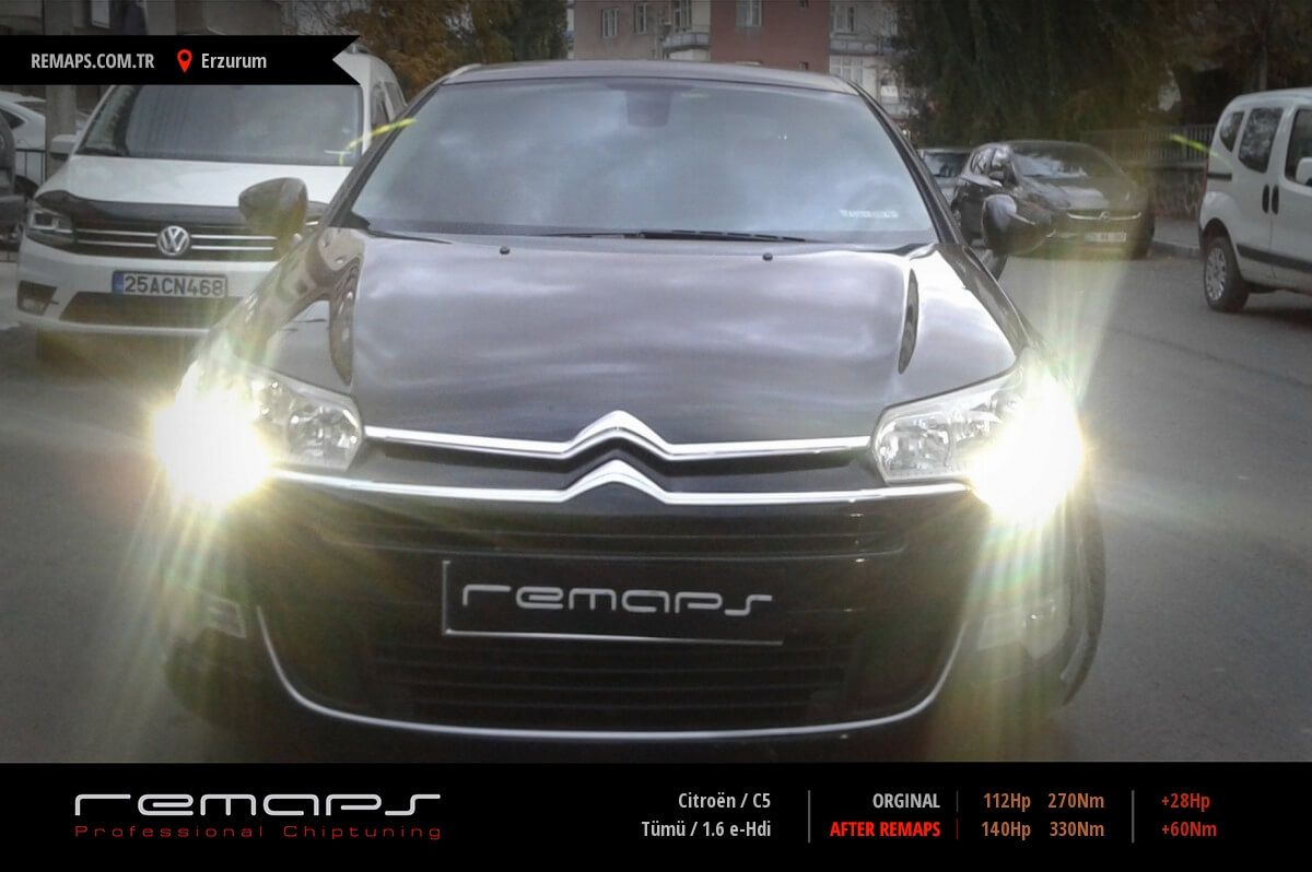 Citroën C5 Tümü 1.6 e-Hdi Chip Tuning, Performans, Yakıt Tasarrufu ...