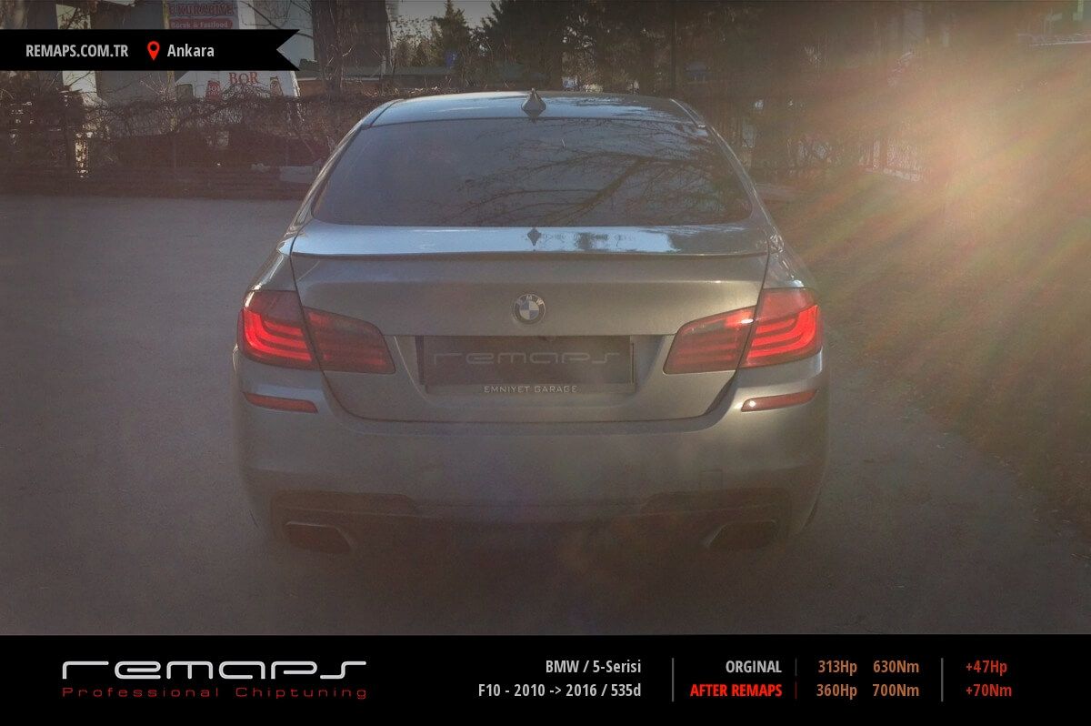BMW 5-Serisi F10 - 2010 -> 2016 535d Chip Tuning, Performans, Yakıt ...