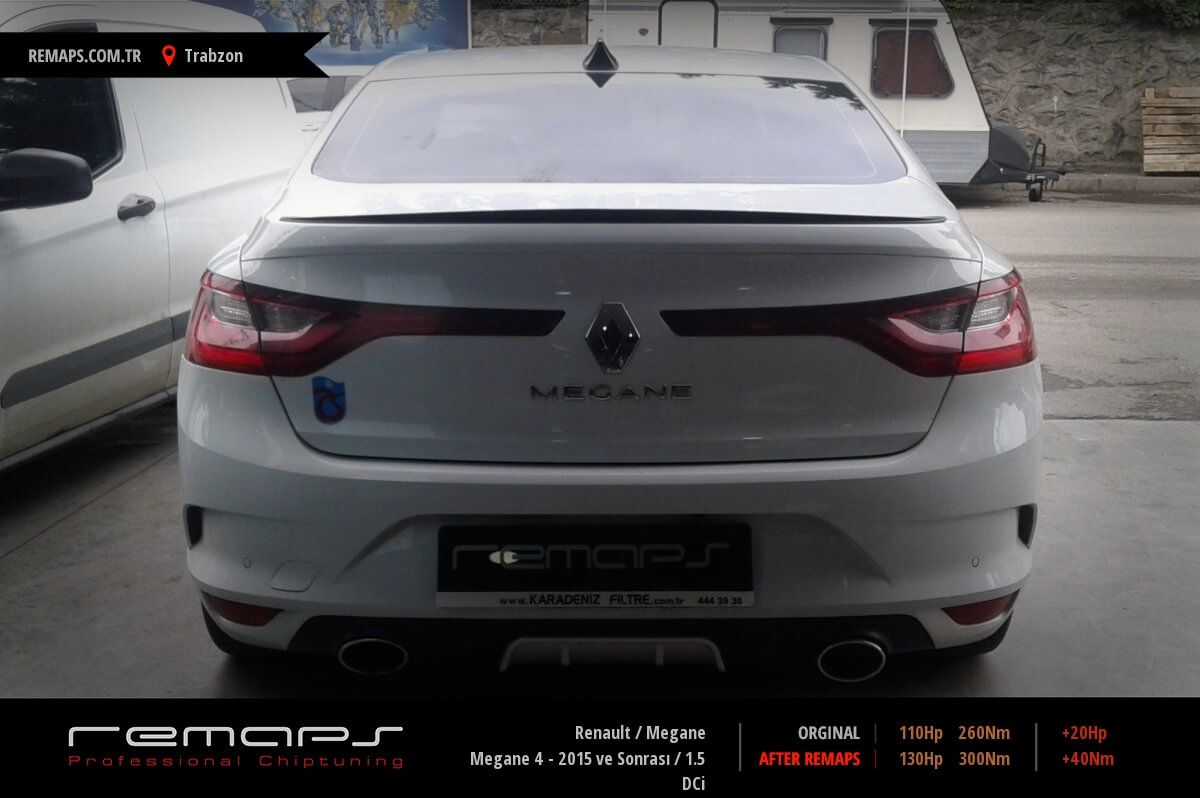 Renault Megane Megane 4 - 2015 ve Sonrası 1.5 DCi Chip Tuning ...